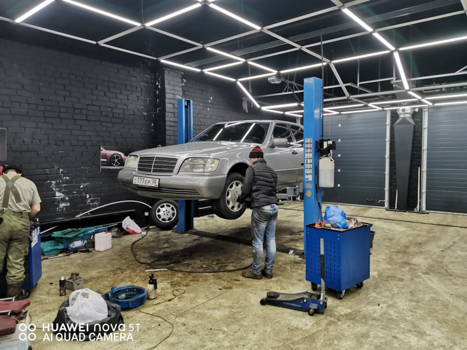 ТО Ходовой — Mercedes-Benz S-class (W140), 3,2 л., 1991 года | плановое ...