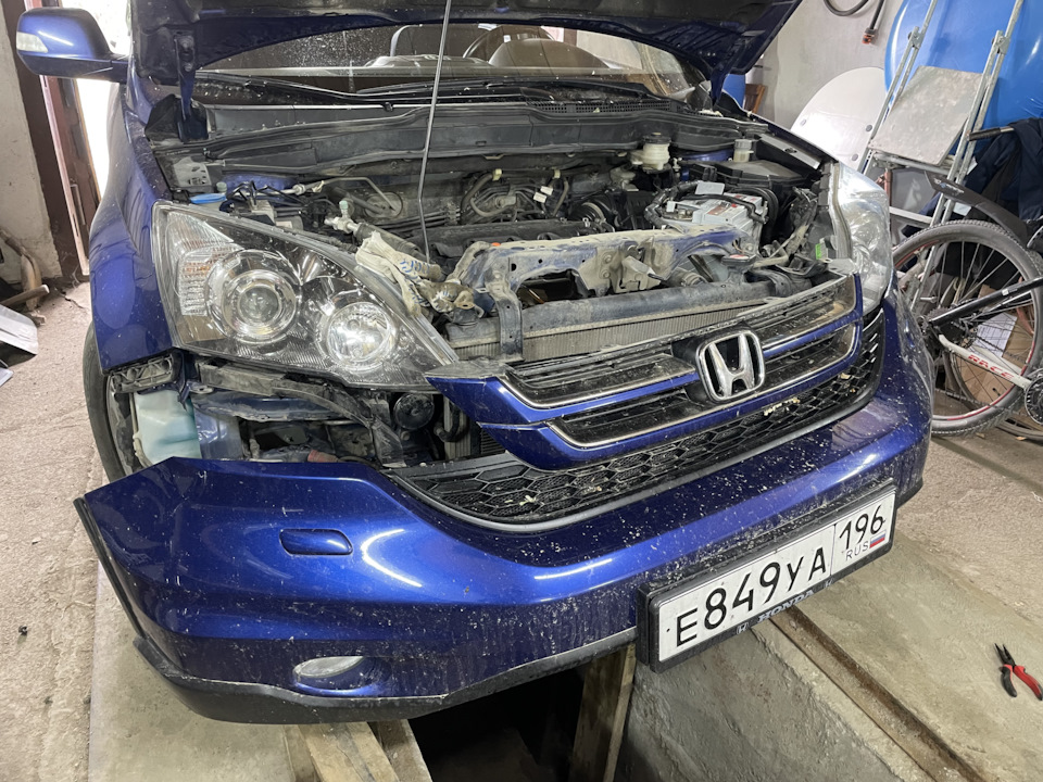 CRV-3 замена насоса омывателя фар — Honda CR-V (RE), 2 л, 2011 года ...