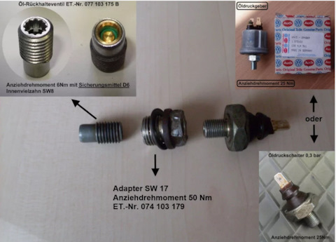 077103175B Клапан обратный VAG | Запчасти на DRIVE2