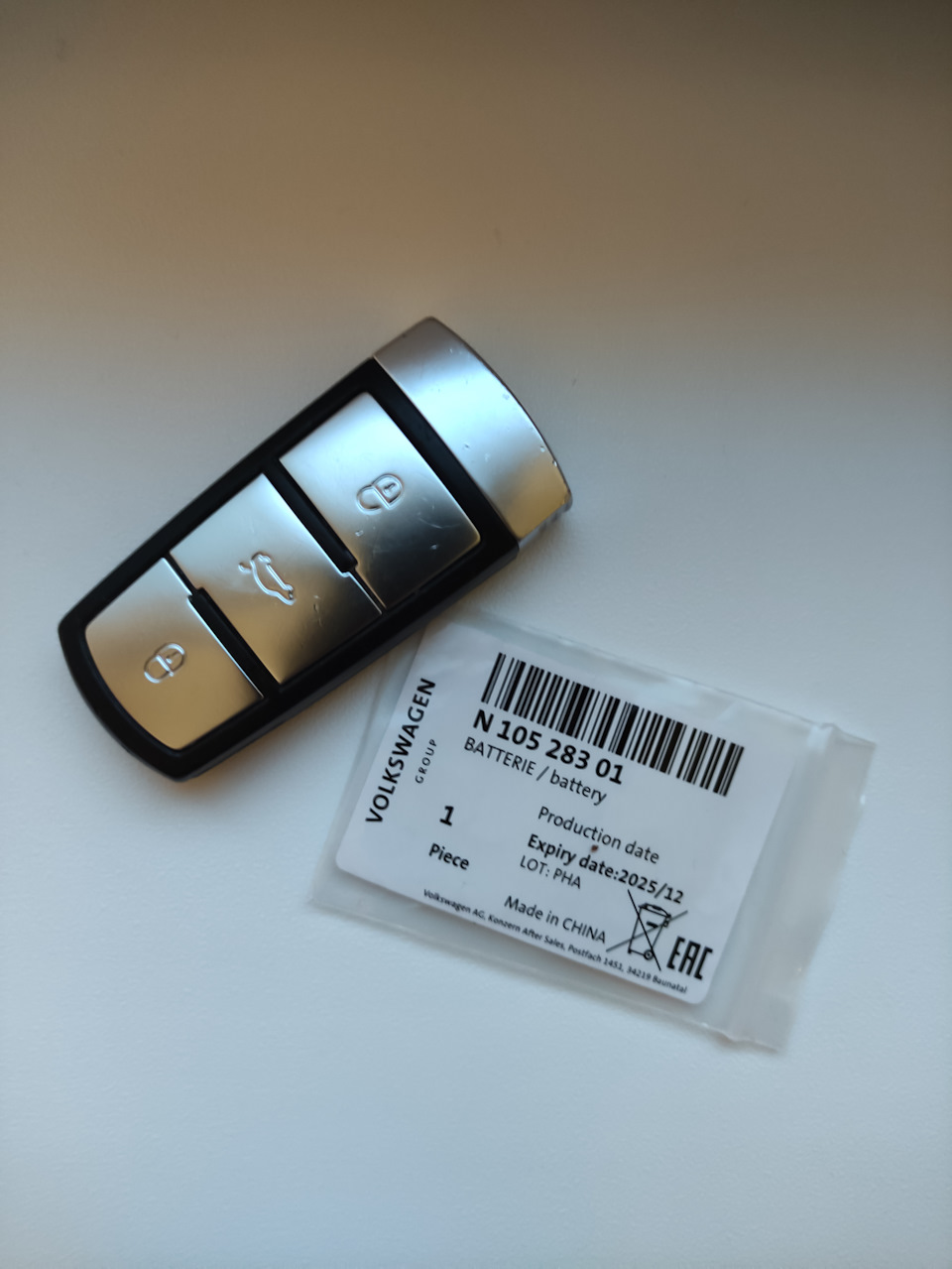 N10528301 Элемент питания VAG | Запчасти на DRIVE2