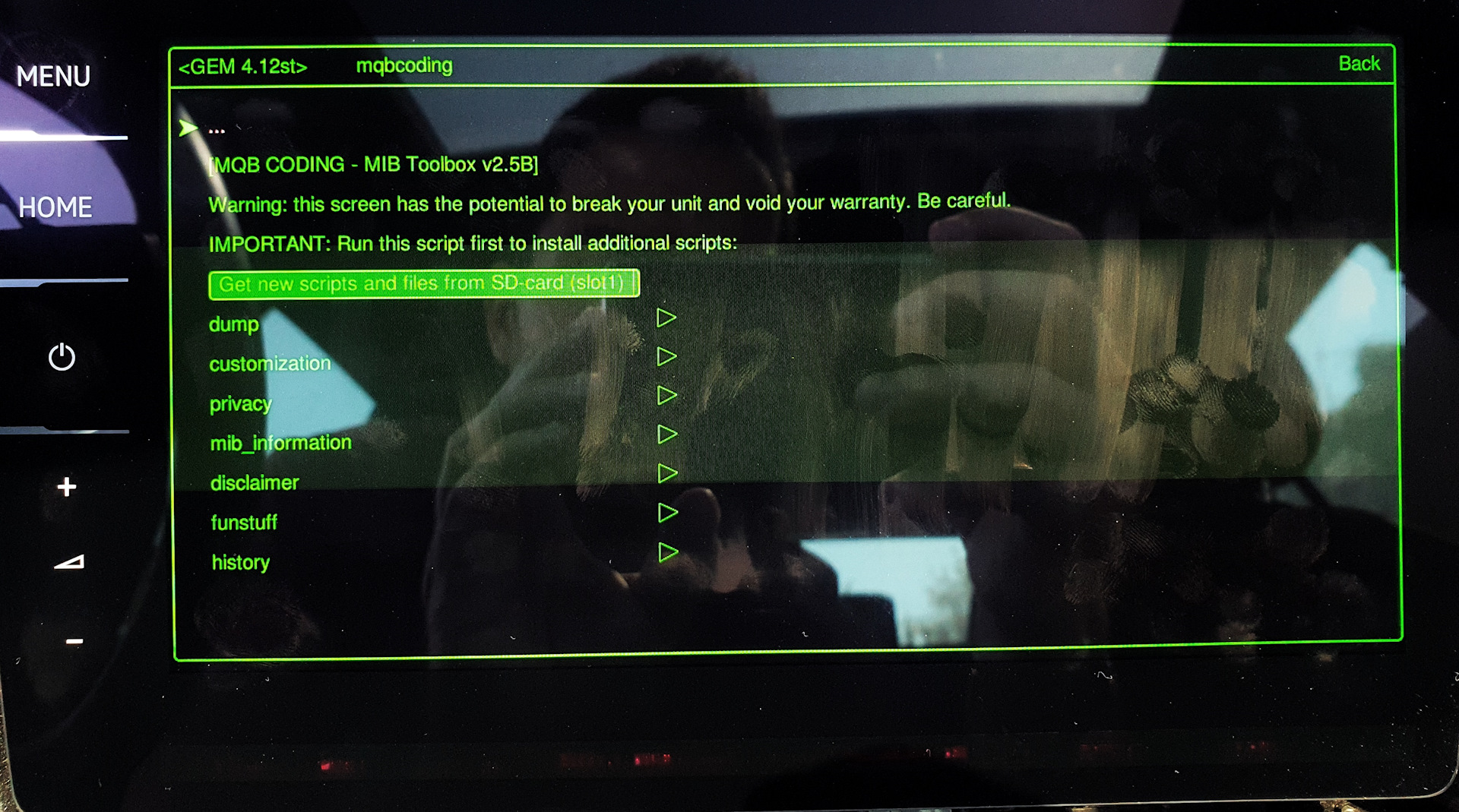 Install MIB2-High toolbox 2.5B — Volkswagen Golf GTI Mk7, 2 л, 2018 ...