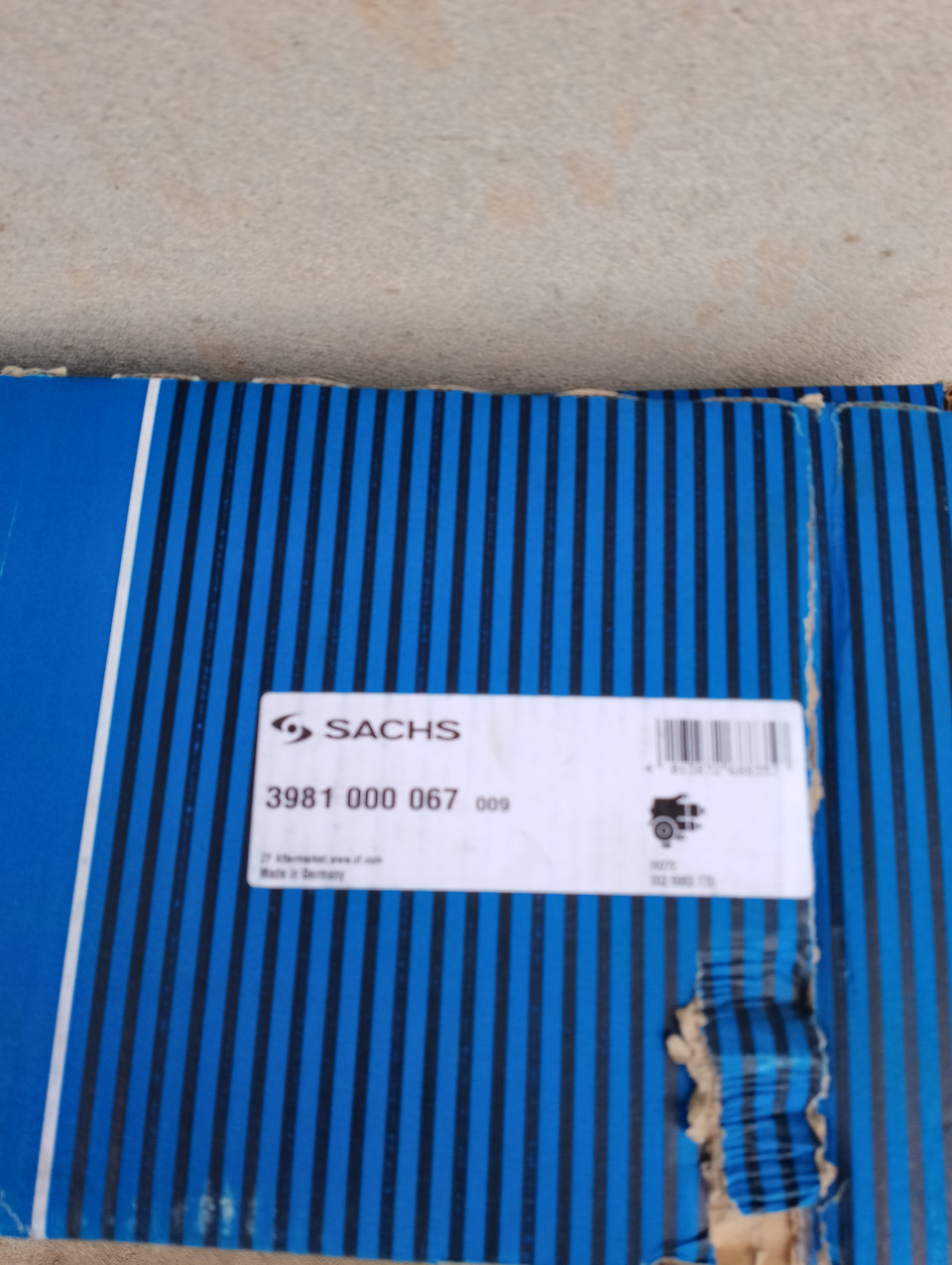 3981000067 Рабочий цилиндр сцепления SACHS | Запчасти на DRIVE2