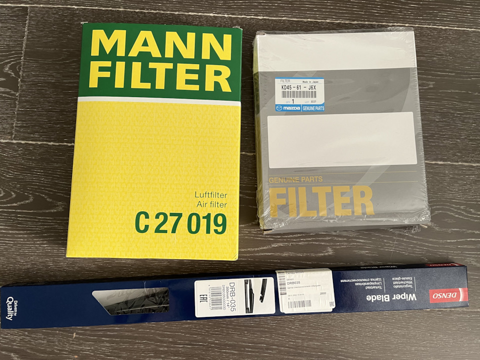 Щётки, фильтры — Mazda CX-5 (1G), 2 л, 2014 года | расходники | DRIVE2