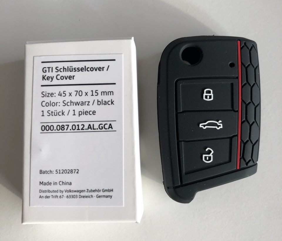 000087012ALGCA Чехол для ключа Volkswagen GTI VAG | Запчасти на DRIVE2