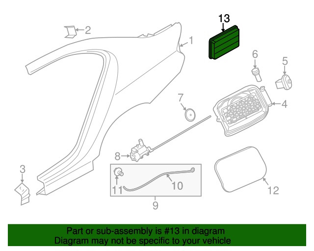64226962293 Накладка заднего вентиляционного канала BMW | Запчасти на ...