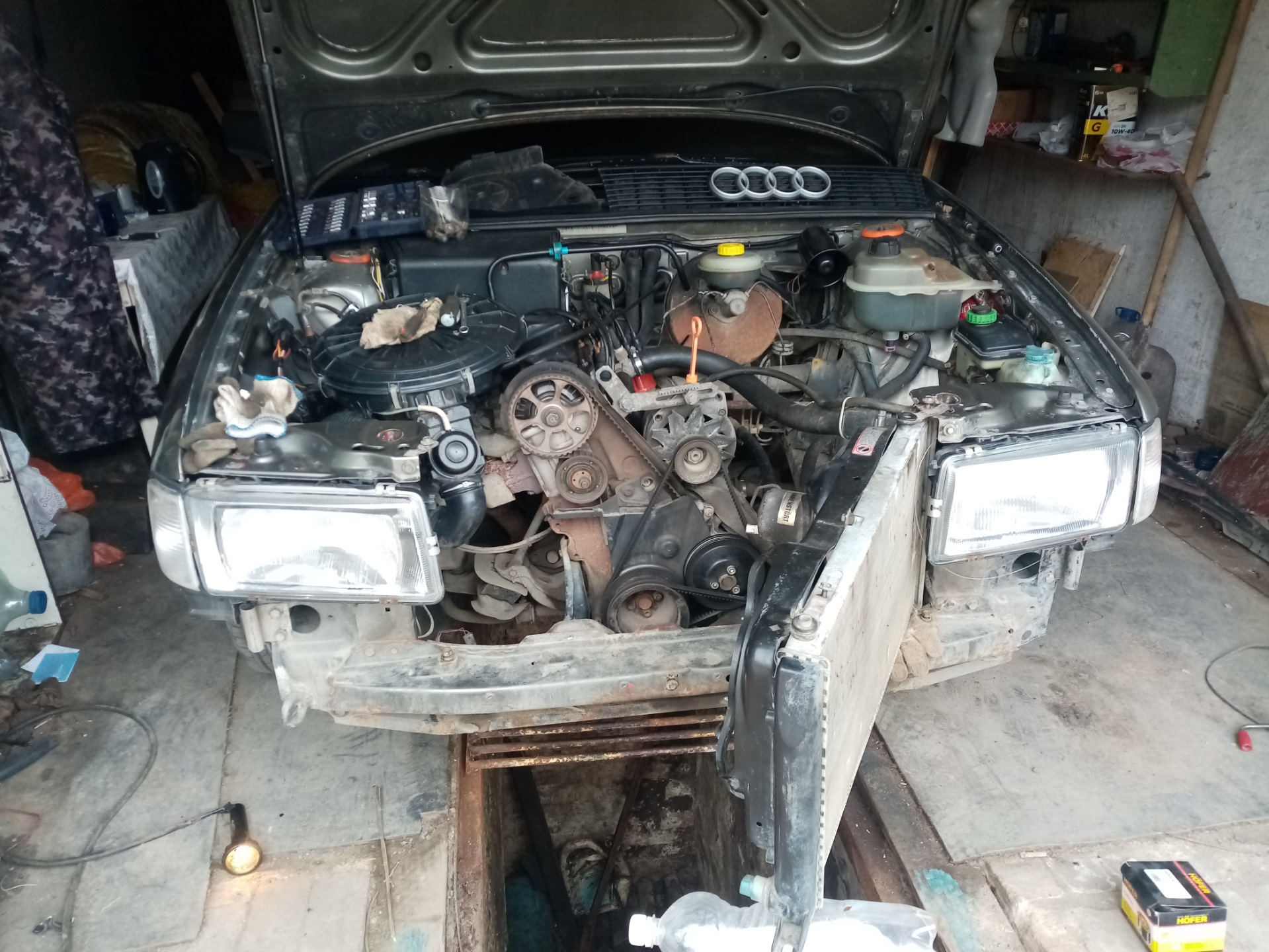 Вкладыши промвала и по неслось! — Audi 80 (B3), 1,8 л, 1989 года | своими руками | DRIVE2