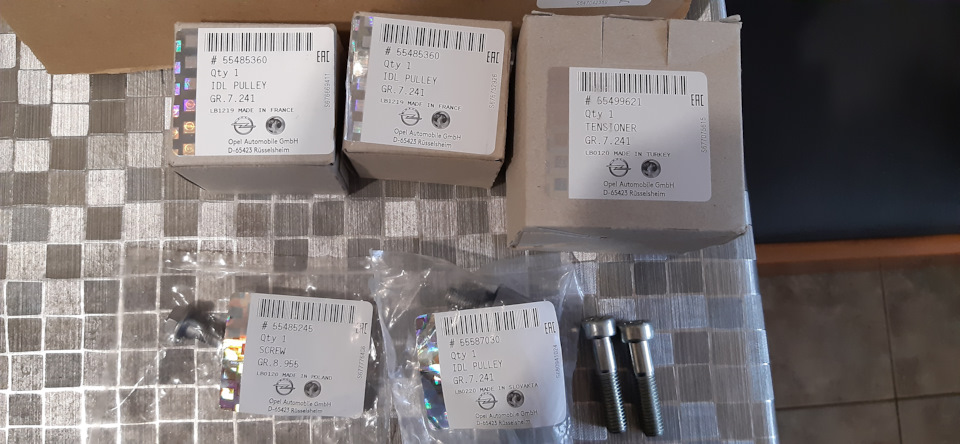 Купил комплект грм для замены. — Opel Zafira Tourer, 2 л, 2017 года ...