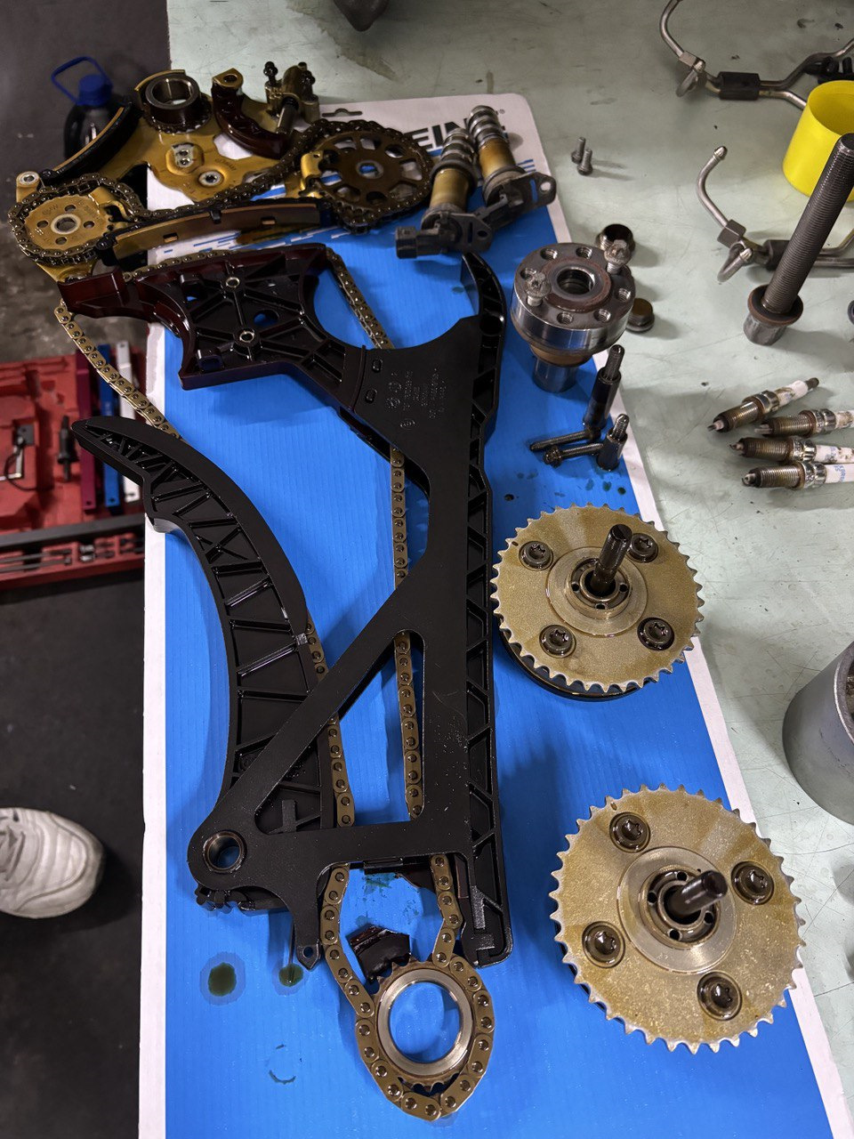 Замена цепей N55 — BMW X5 (F15), 3 л, 2014 года | плановое ТО | DRIVE2