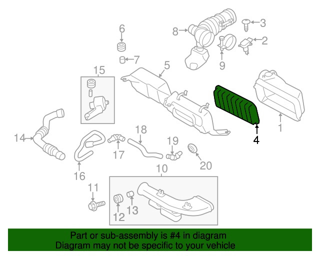 1780122020 Фильтр воздушный TOYOTA LEXUS | Запчасти на DRIVE2