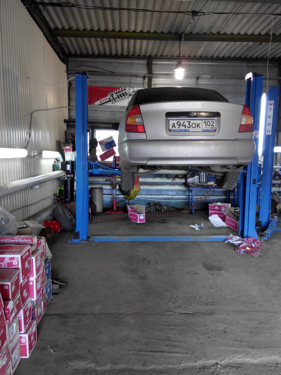 Перетряхнули всю ходовую — Hyundai Accent (2G), 1,5 л, 2007 года ...