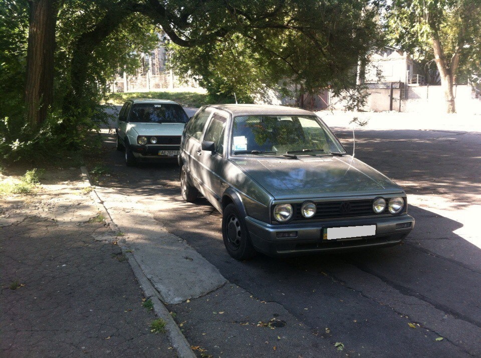 Rabbit GTi — Volkswagen Golf Mk2, 1,8 л, 1990 года | встреча | DRIVE2