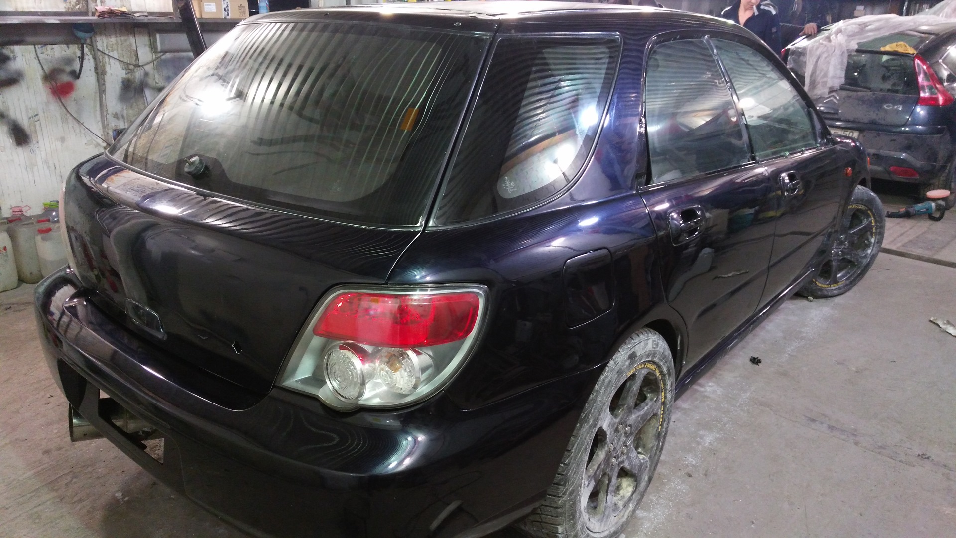 Полировка и "оценка" цвета перламутр. — Subaru Impreza WRX (GD/GG), 2 л, 2002 года | просто так ...