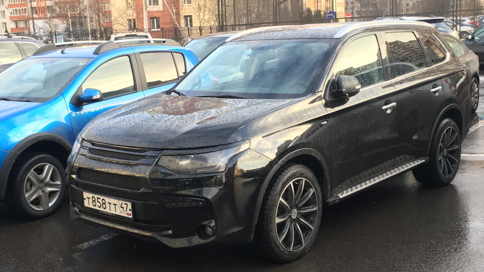 Расширители арок: Китай-хорошо ли? — Mitsubishi Outlander (3G), 3 л ...
