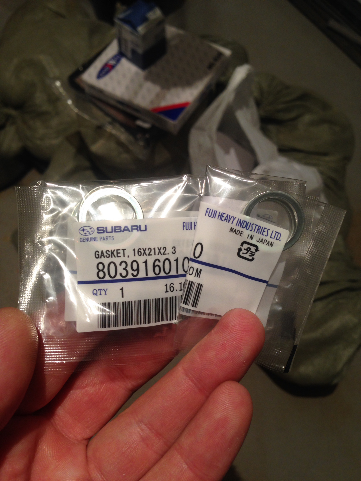 Запасаемся расходниками — Subaru Impreza (GJ, GP), 2 л, 2012 года ...