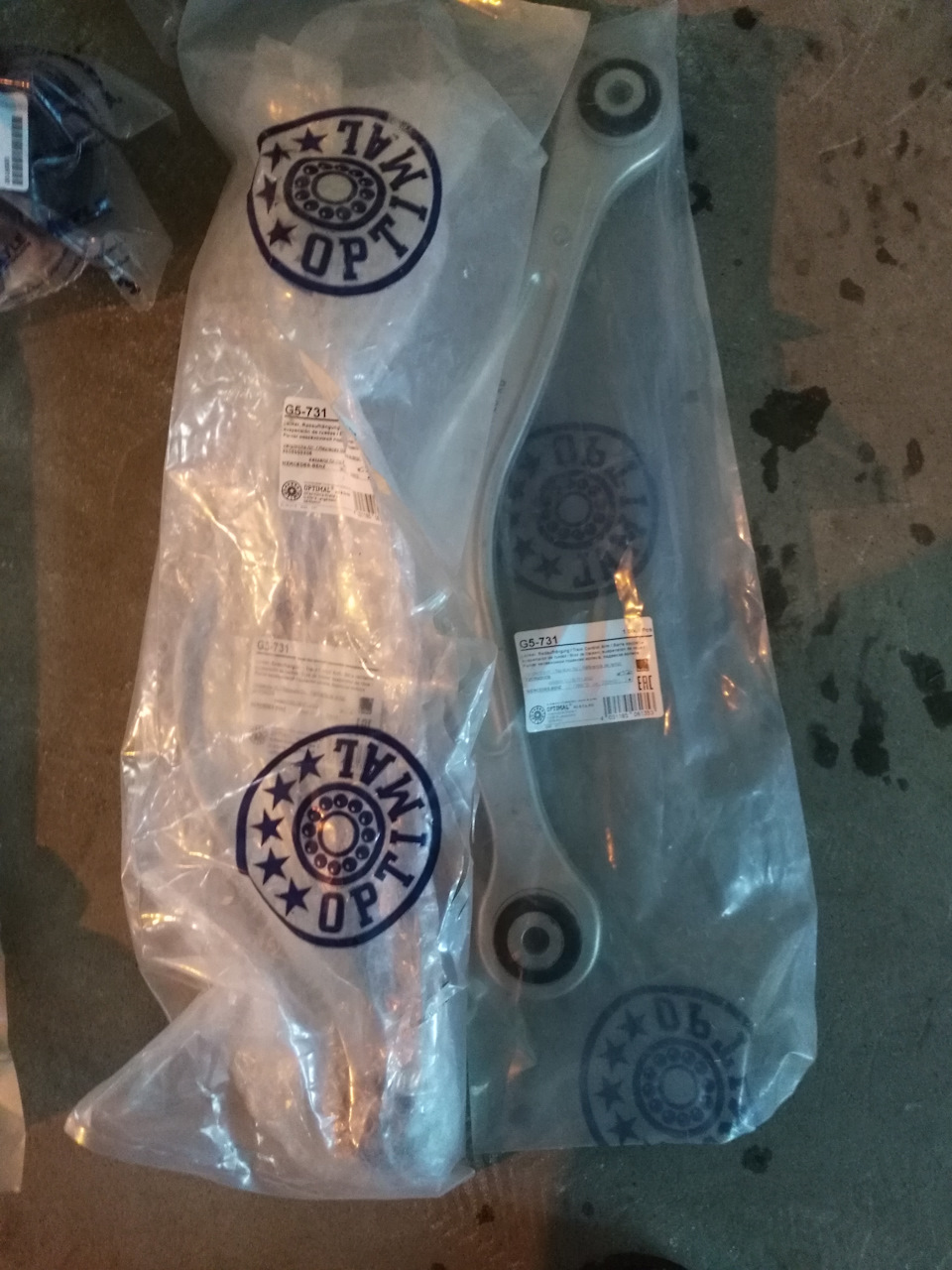 комплект задних рычагов — Mercedes-Benz S-Class (W220), 3,2 л, 1999 ...