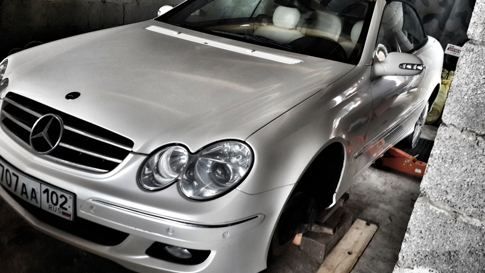 Страшный стал BRABUS, красим у профи — Mercedes-Benz CLK (W209), 1,8 л ...