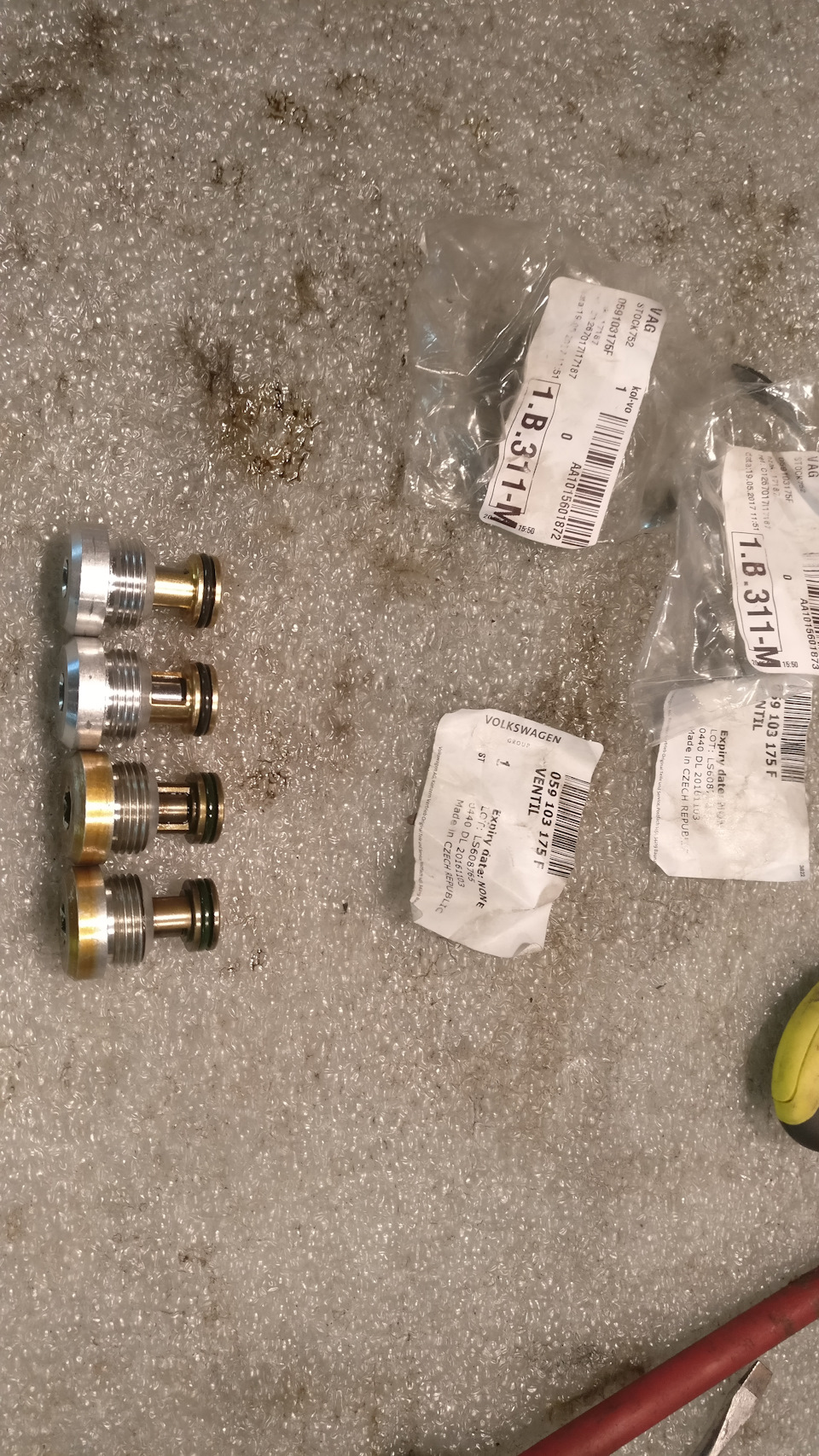 059103175F Обратный клапан VAG | Запчасти на DRIVE2