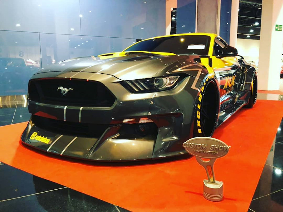 Вайд-боди Clinched для Ford Mustang — "BEST BODY KIT OF 2018" на Custom ...