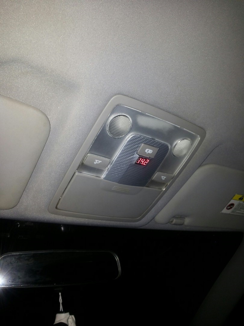 плафон освещения салона — KIA Ceed (1G), 2 л, 2008 года | аксессуары ...