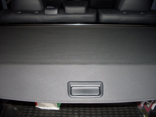 Чистая шторка багажника — Mitsubishi Outlander XL, 2,4 л, 2008 года ...