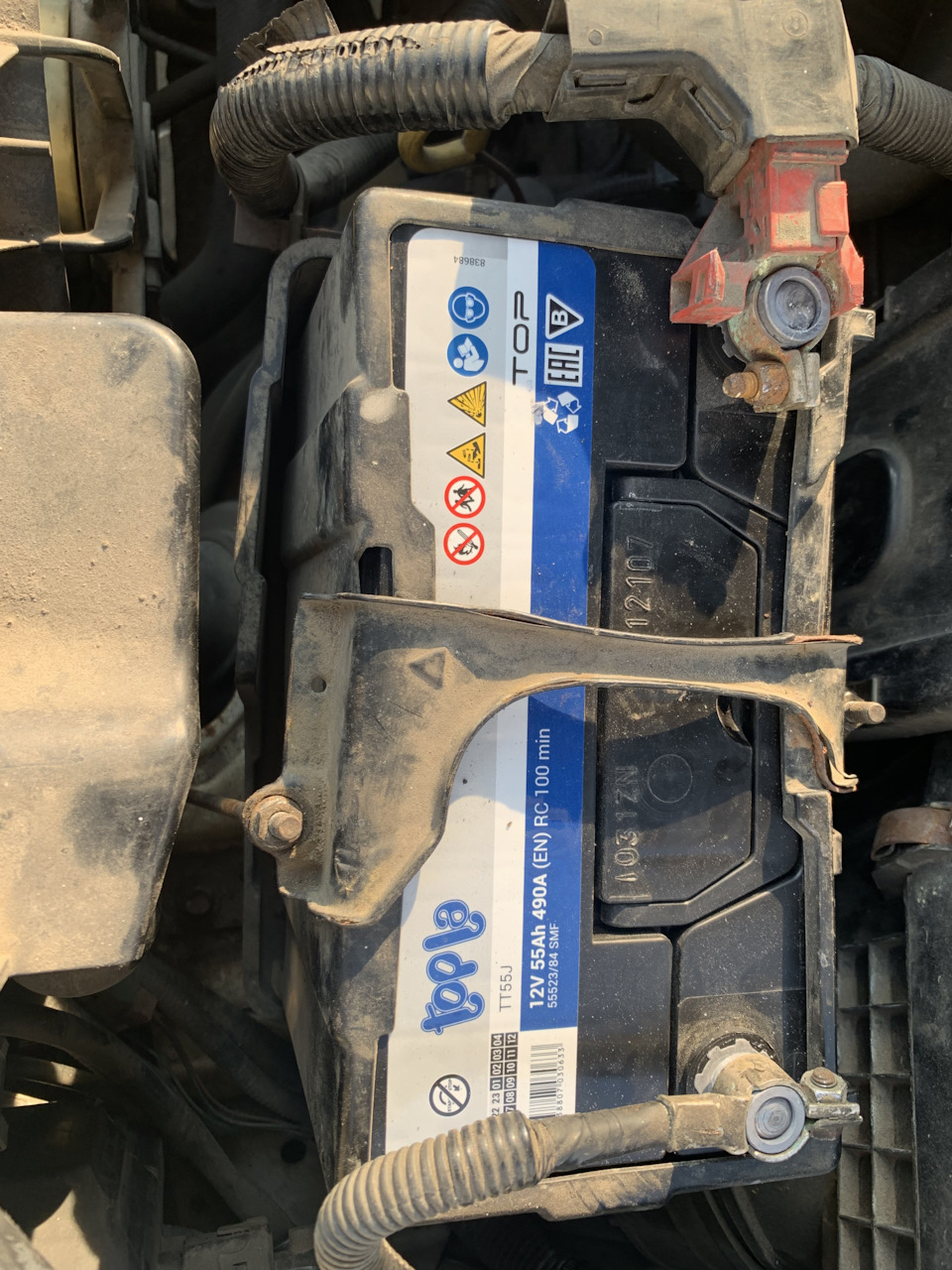 Замена аккумулятора — Honda Accord (8G), 2,4 л, 2008 года | поломка ...