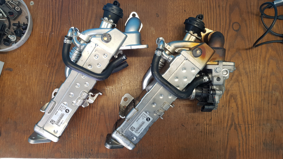 #3 Самостоятельная замена EGR и чистка впускного коллектора [B47D20 ...