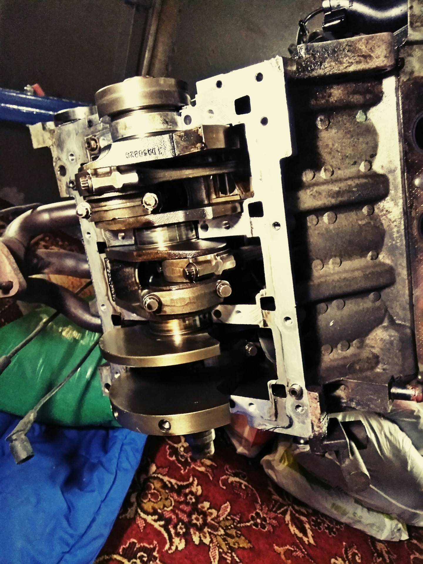 Коленвал и вкладыши KV6 — Rover 75, 2,5 л, 2002 года | своими руками ...