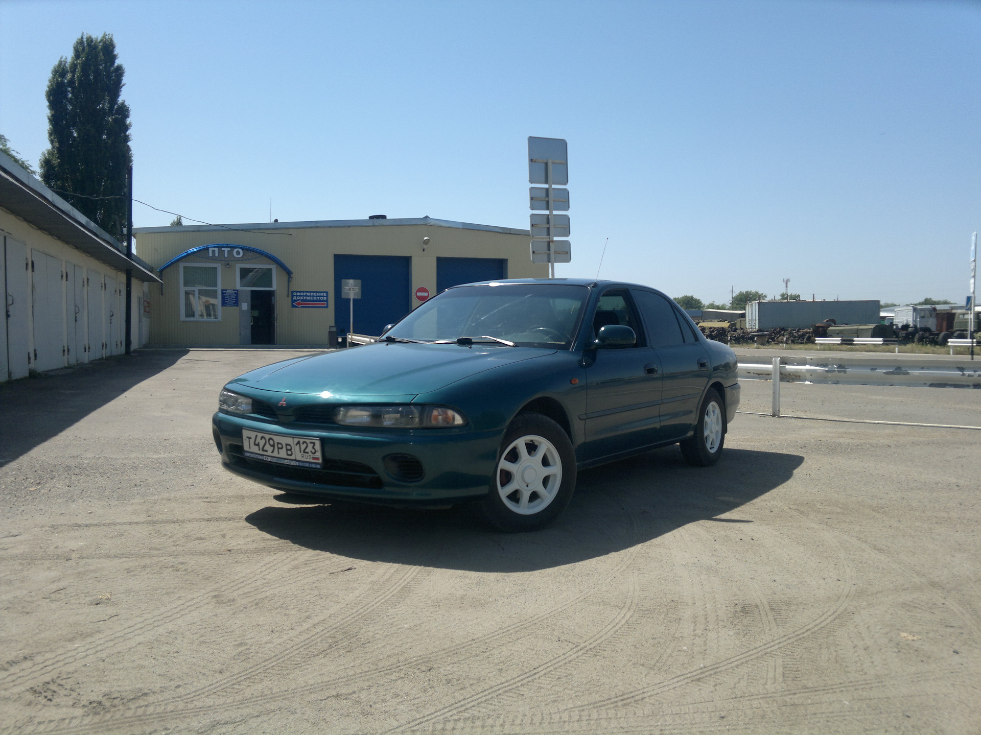 Лето началось! — Mitsubishi Galant (7G), 1,8 л, 1996 года | фотография ...