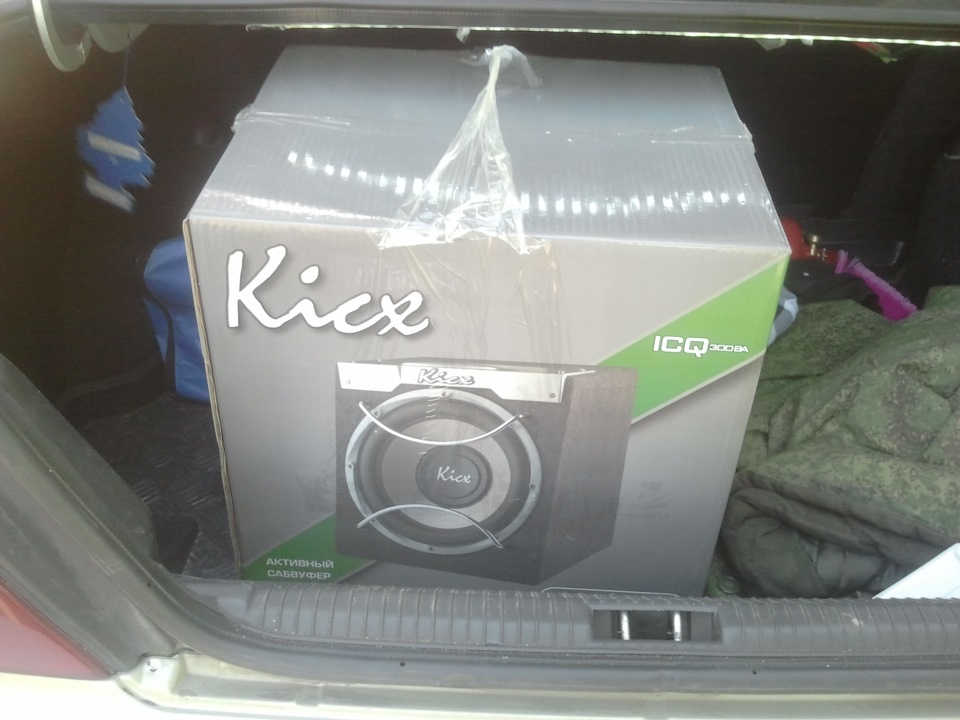 Поставил сабвуфер Kicx icq 300ba. — Daewoo Nexia (2G), 1,5 л, 2007 года | автозвук | DRIVE2