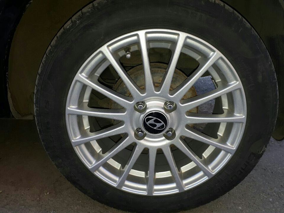 Новые колеса — Hyundai Getz, 1,4 л, 2007 года | колёсные диски | DRIVE2