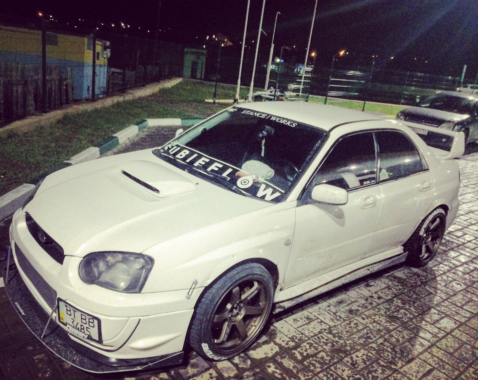 TE37 — Subaru Impreza WRX STI (GD), 2 л, 2004 года | колёсные диски ...