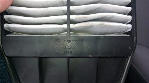 96827723 Фильтр воздушный GM | Запчасти на DRIVE2