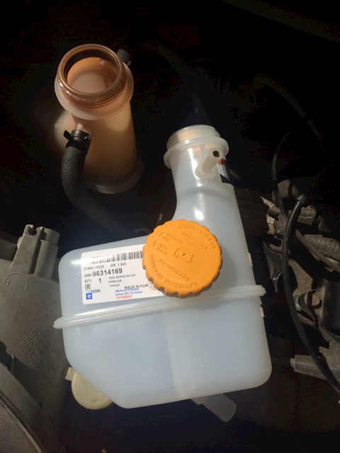 96314169 Бачок расширительный GM | Запчасти на DRIVE2