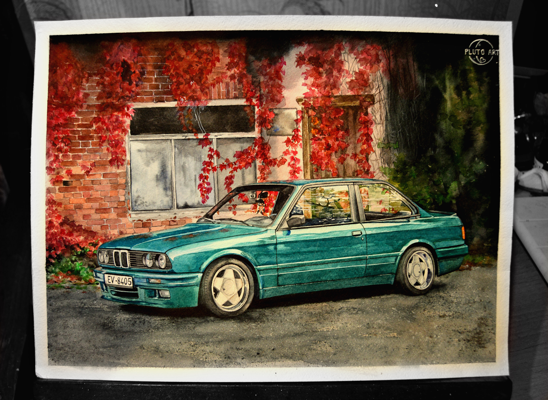 Арты в честь Е30 и видео. — BMW 3 series (E30), 2,5 л, 1990 года | видео | DRIVE2