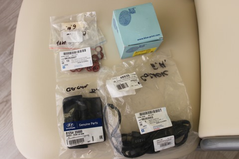 96353007 Кольцо резиновое КРЫШКИ КЛАПАНОВ ПОД БОЛТ тонкое оранж GM ...