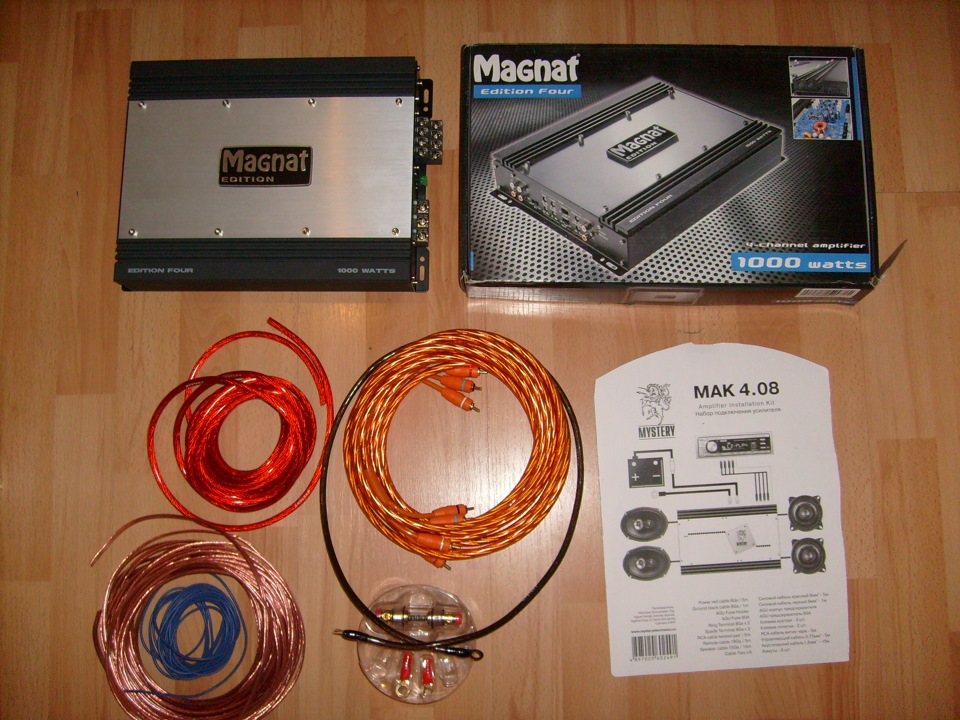 Усилок и комплект проводов — Daewoo Nubira I, 1,6 л, 1998 года ...