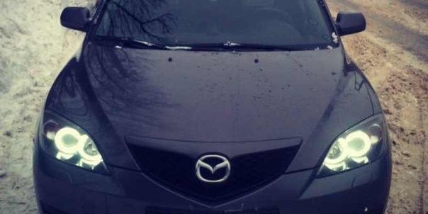 "Ангельские глазки" — Mazda 3 (1G) BK, 1,6 л, 2008 года | тюнинг | DRIVE2