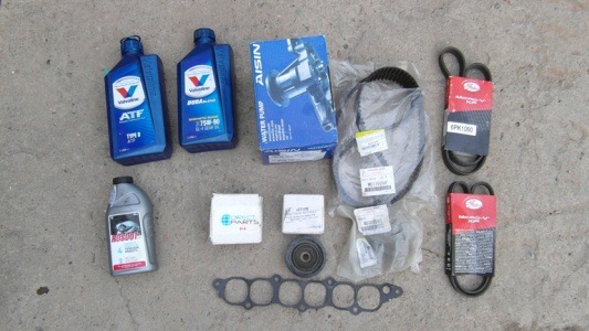 Замена всех ремней, роликов и по мелочи — Mitsubishi Galant (8G), 2,5 л ...