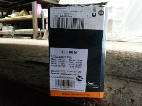 96130396 Фильтр топливный GM | Запчасти на DRIVE2