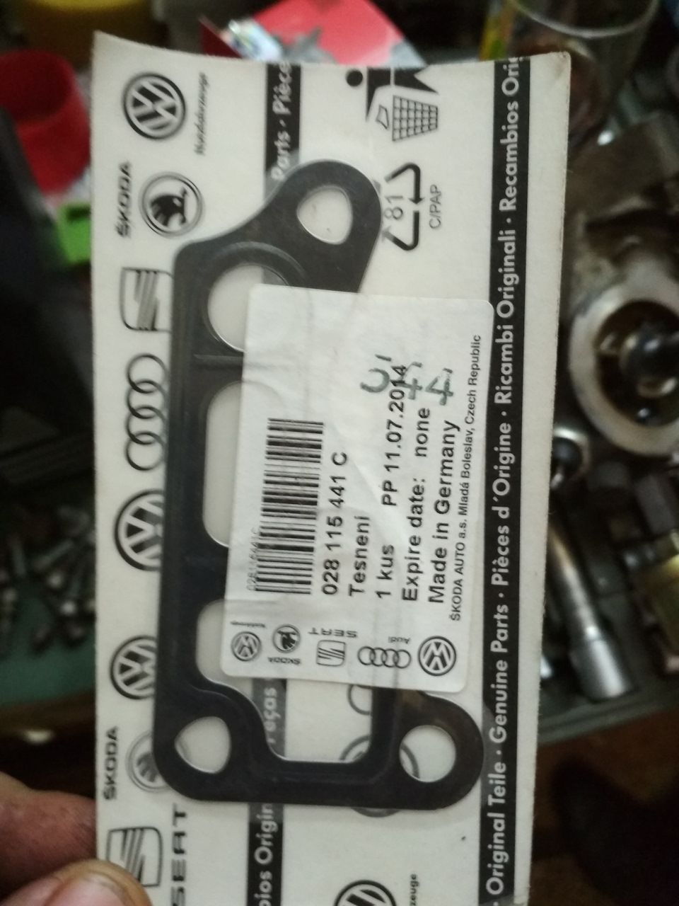 028115441C Прокладка VAG | Запчасти на DRIVE2