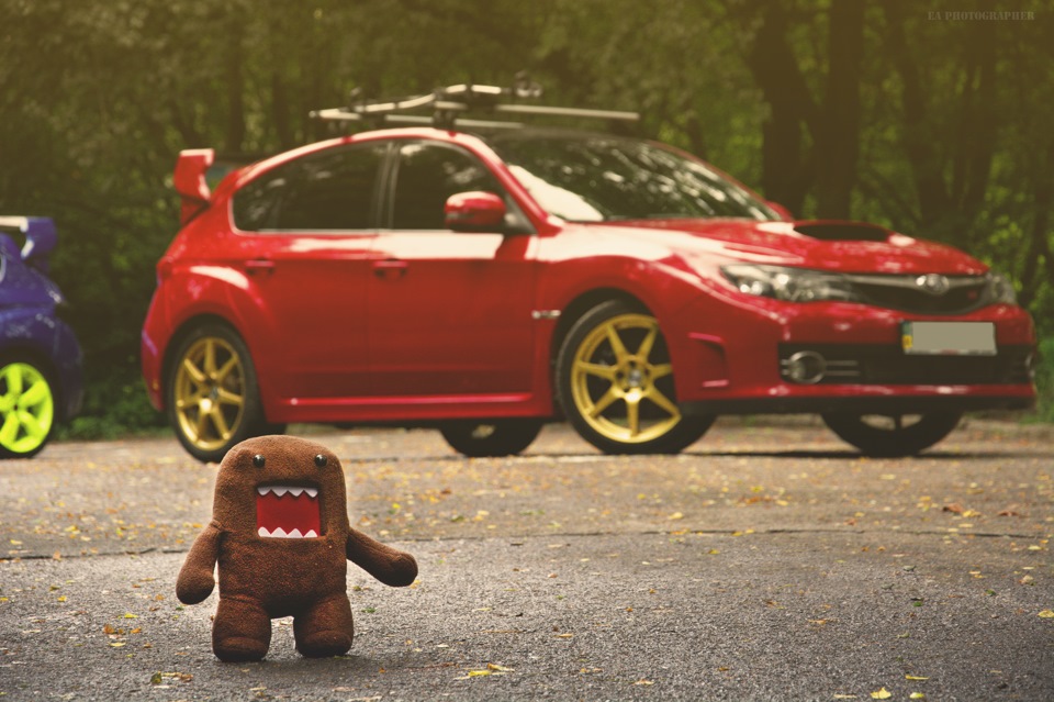 Red & Blue STI — Subaru Impreza WRX STI (GV/GR), 2,5 л, 2008 года ...