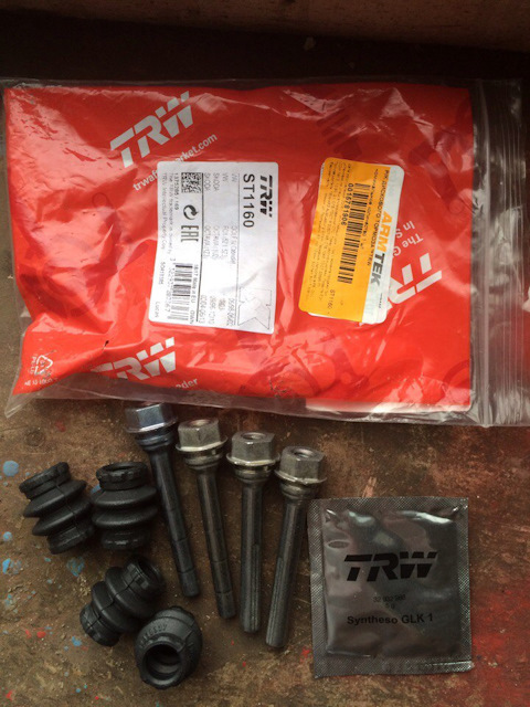 ST1160 Комплект направляющих гильз, тормозной суппорт для SEAT, VW ...