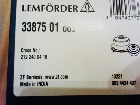 3387501 Подвеска, ступенчатая коробка передач LEMFORDER | Запчасти на ...