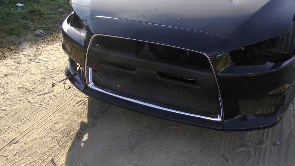 Переднее расширение Evo X . Первый этап -Бампер передний — Mitsubishi ...