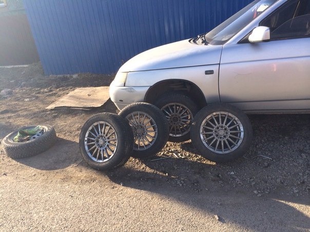 ((18)) Да будут летние тапочки))) — Lada 21103, 1,5 л, 2003 года | шины | DRIVE2