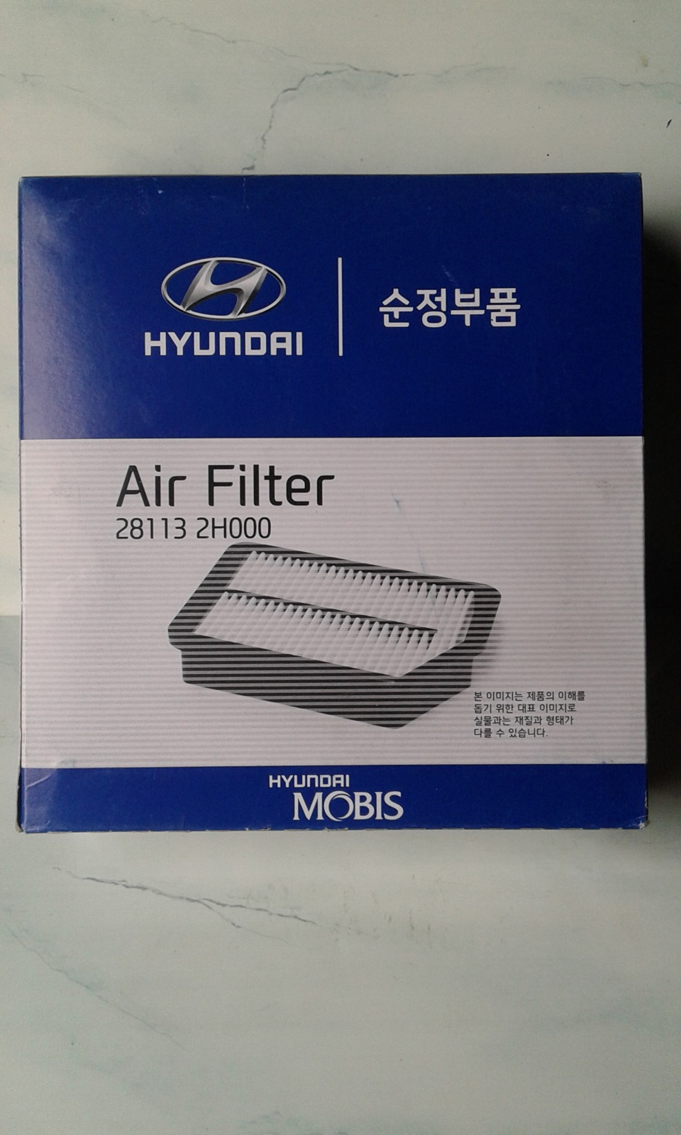 281132H000 Фильтр воздушный двигателя KIA HYUNDAI | Запчасти на DRIVE2