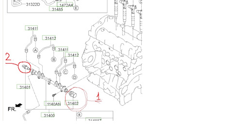 314012F000 ДАТЧИК ДАВЛЕНИЯ ТОПЛИВНОЙ СИСТЕМЫ KIA HYUNDAI | Запчасти на ...