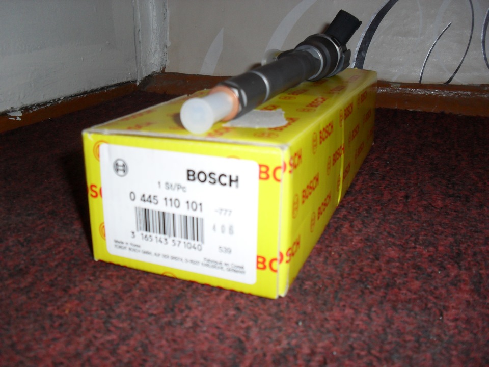 0445110101 ИНЖЕКТОР COMMON RAIL ЛЕГКОВОЙ BOSCH | Запчасти на DRIVE2