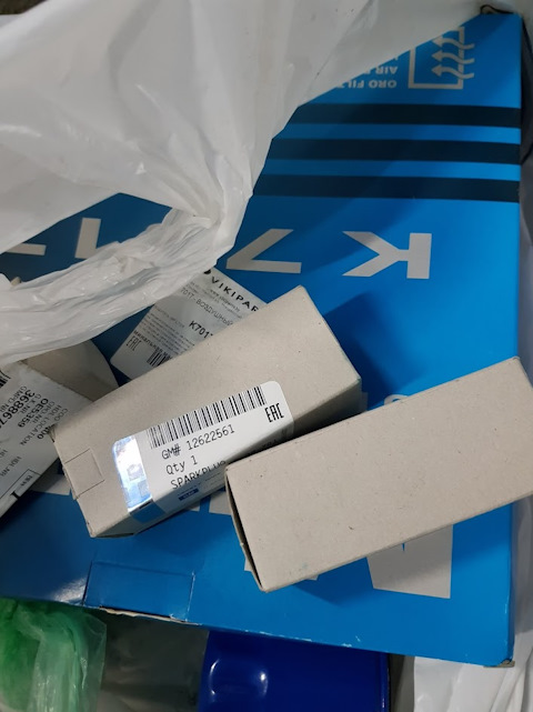 12622561 Свеча зажигания GM | Запчасти на DRIVE2