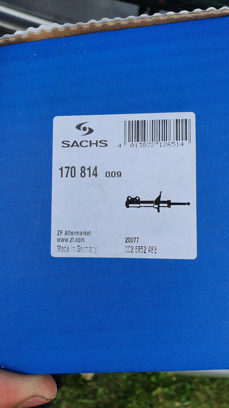 6852 Комплект сцепления SACHS | Запчасти на DRIVE2